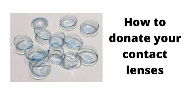Donate Contact Lenses UK: Top 4 Charities to Donate, Recycle