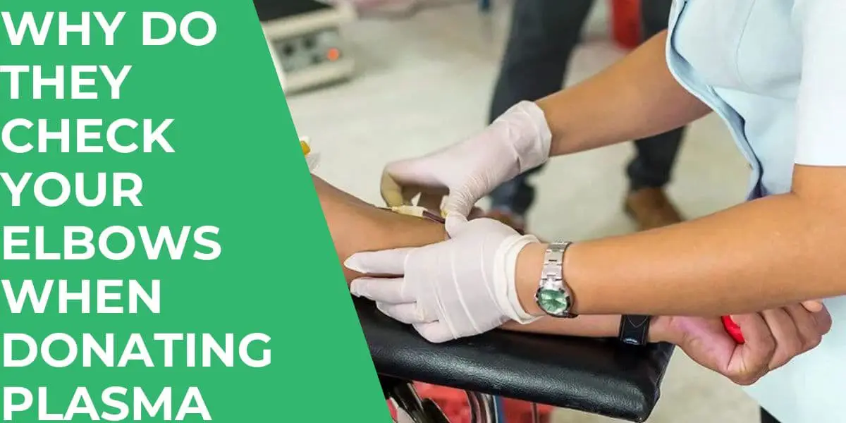 Why Do They Check Your Elbows When Donating Plasma 2025